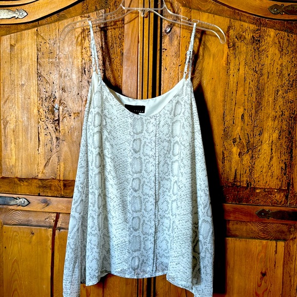 attention | Tops | Camisole Top With White Snake Print | Poshmark